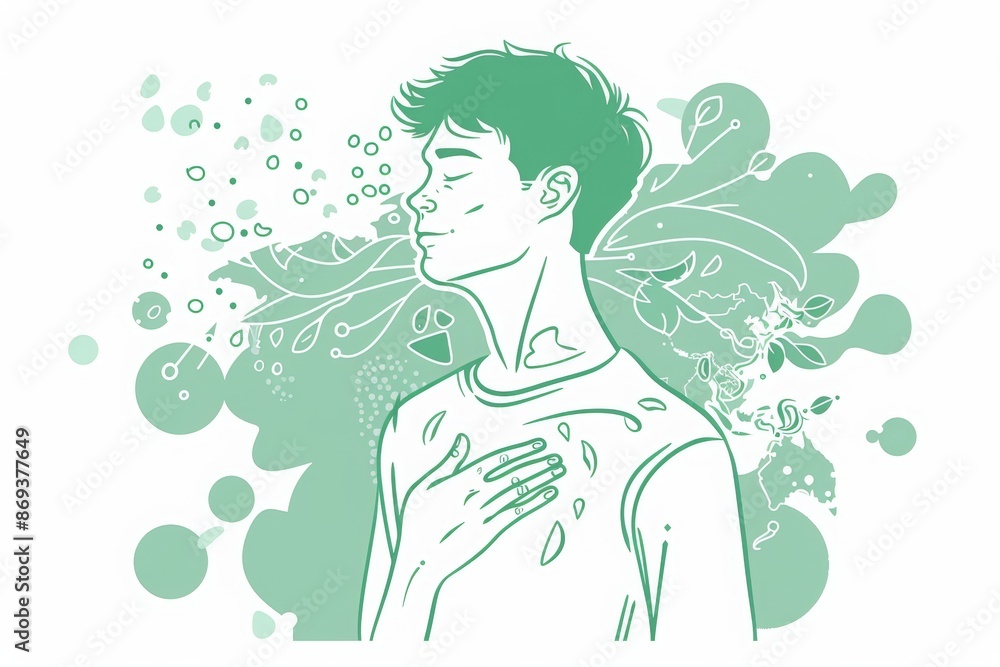 World Lung Cancer Day. World Pneumonia Day poster design template ...