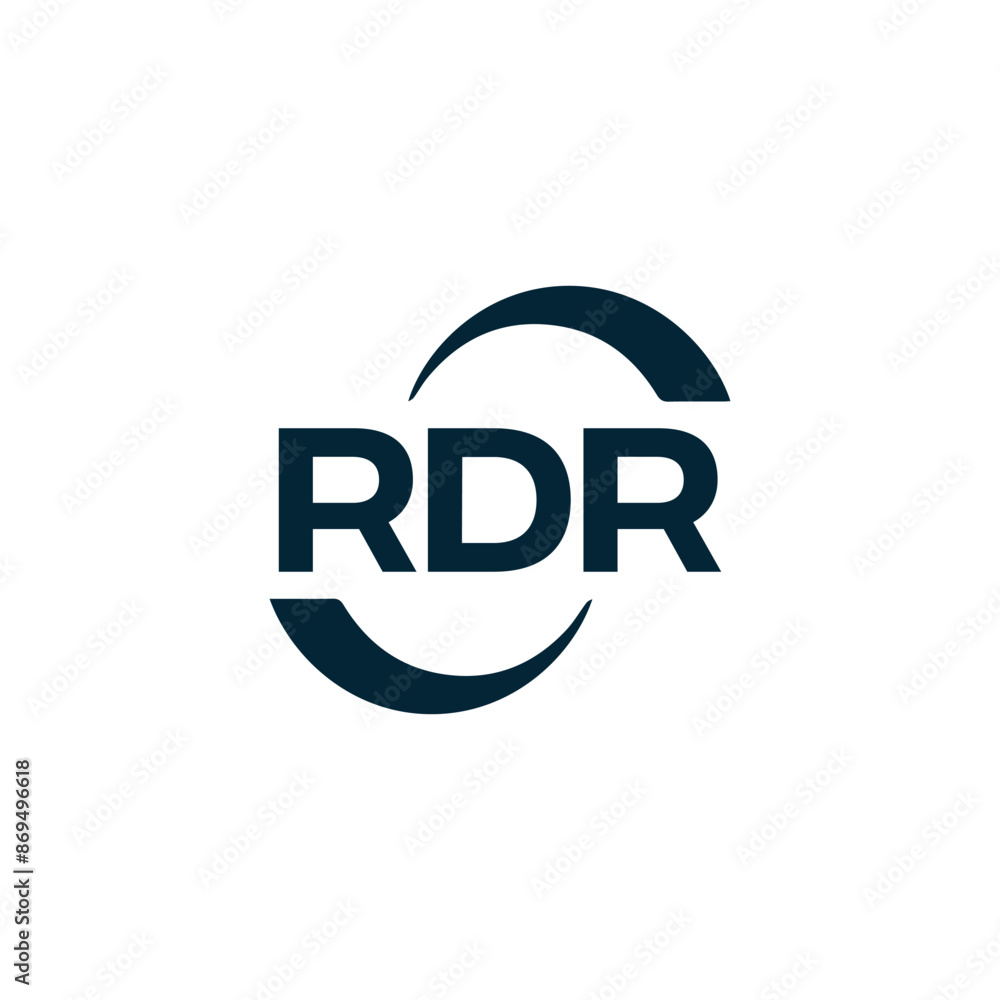 RDR logo. R D R design. White RDR letter. RDR, R D R letter logo design ...