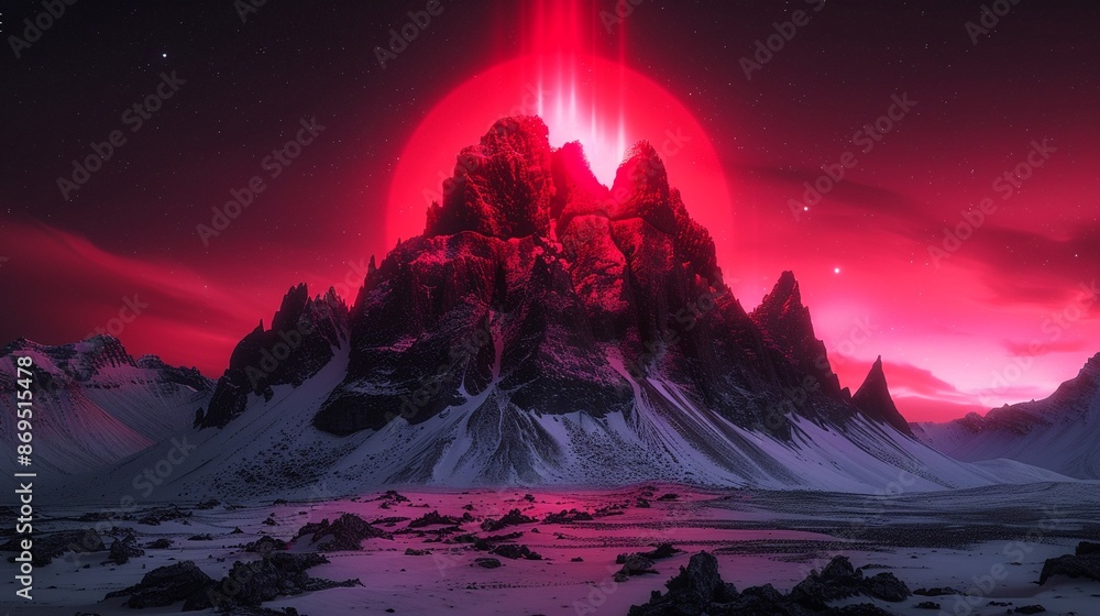 Virtual reality adventure through a castle illuminated by a red dwarf ...