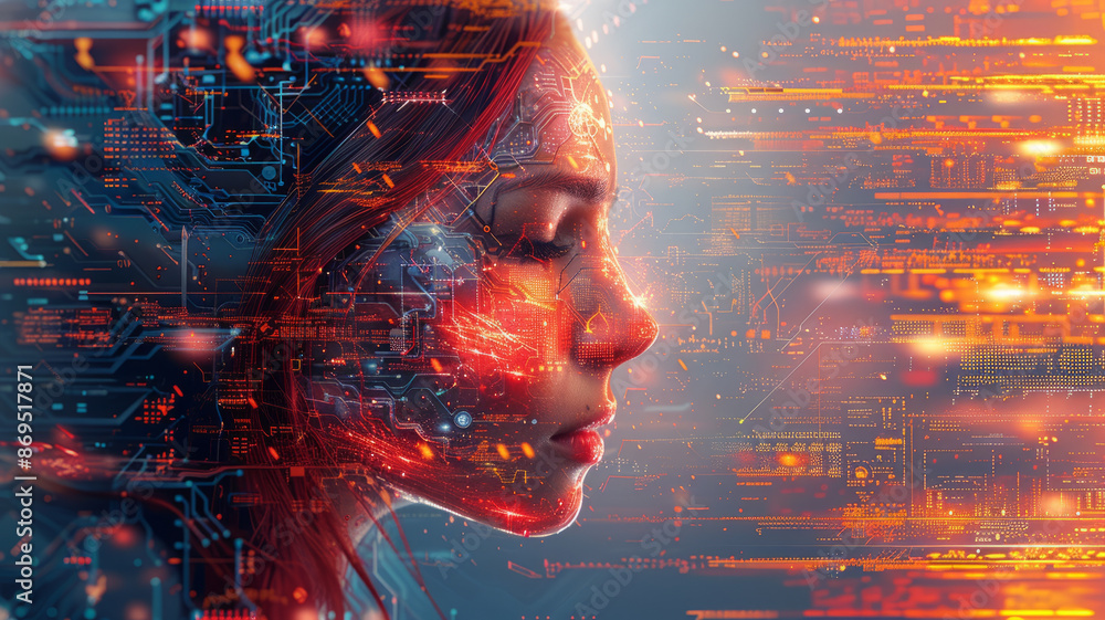 General purpose technology, as a 4 parts picture with 4 elements ...