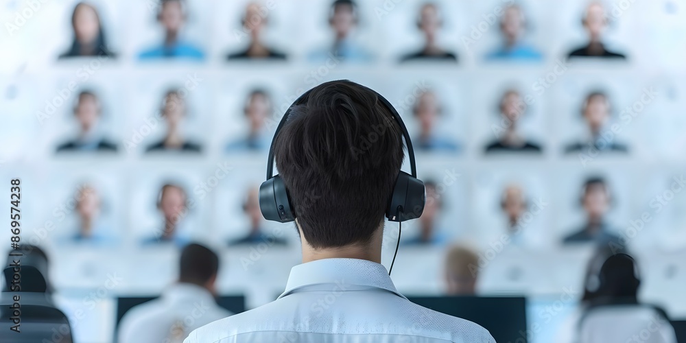 Customer service rep interacts with virtual avatar in Powered Customer ...