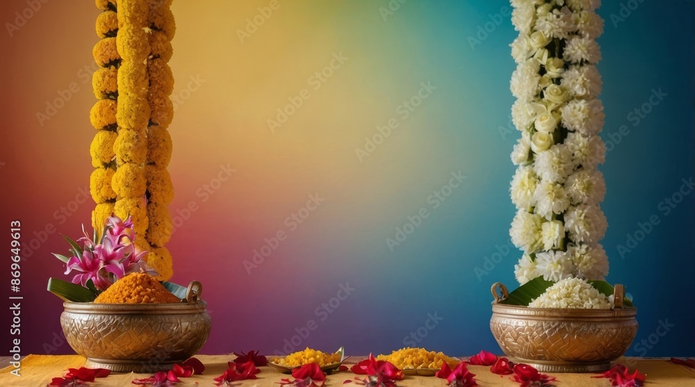 Gradient background for onam festival celebration Stock Photo | Adobe Stock