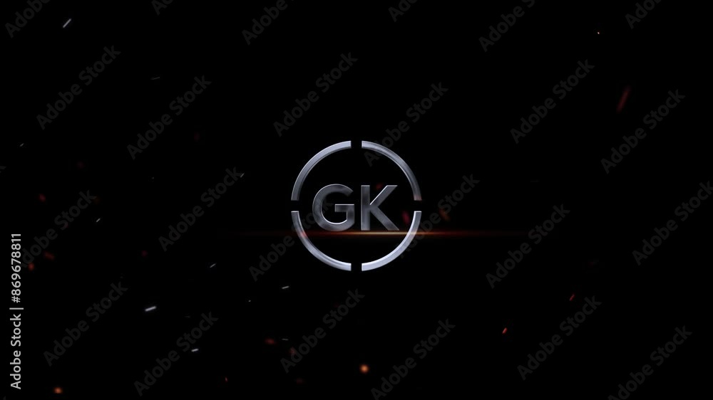 Alphabet GK Logo Animation, Modern Gk kg 3D Letter Logo Animation ...