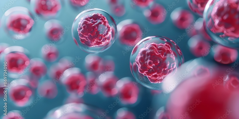 Creating a 3D model of a stem cell cluster for scientific research or ...