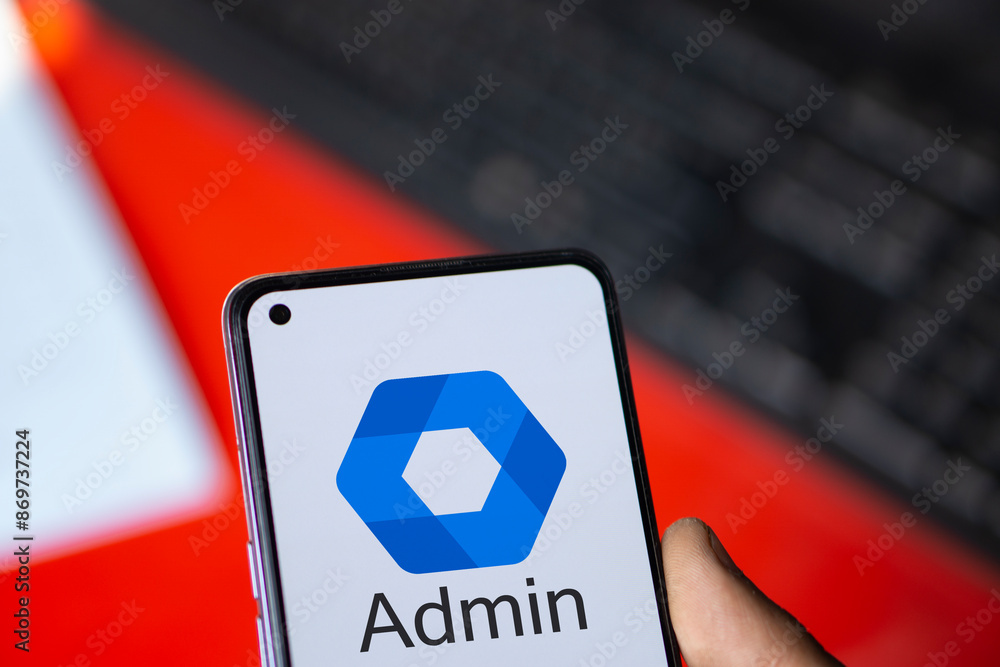 Dhaka,Bangladesh- 01 July 2024: Google Admin logo is displayed on ...