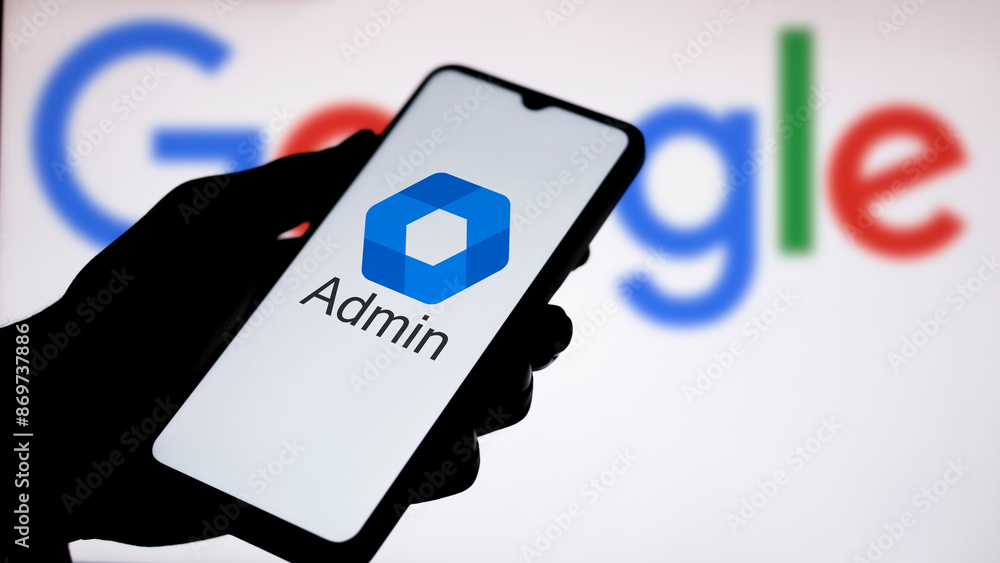 Dhaka,Bangladesh- 01 July 2024: Google Admin logo is displayed on ...