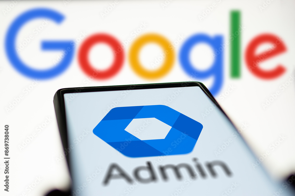 Dhaka,Bangladesh- 01 July 2024: Google Admin logo is displayed on ...