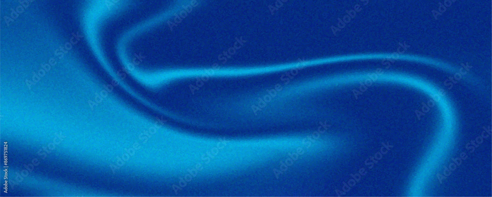 Blue gradient wave mesh background. Smooth shiny satin texture, deep ...