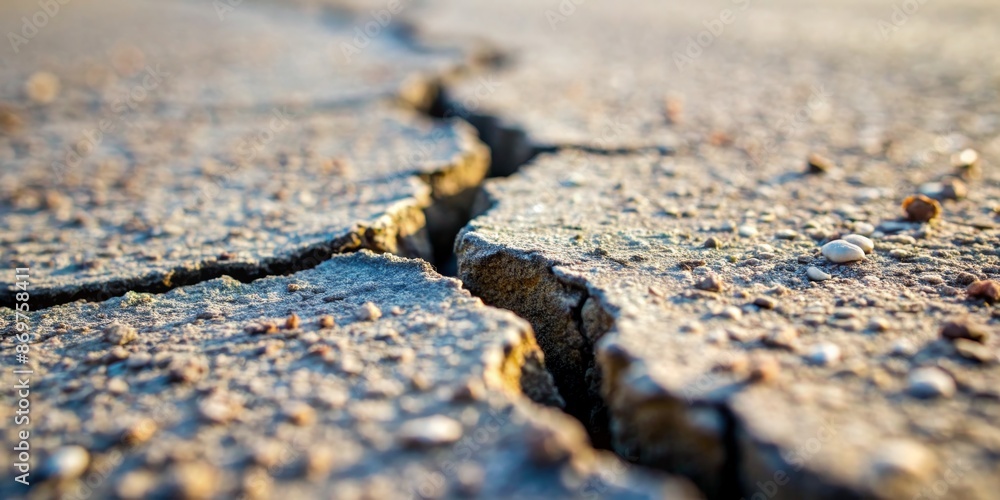 Macro crack intricate pavement ground fracture texture Stock Photo ...