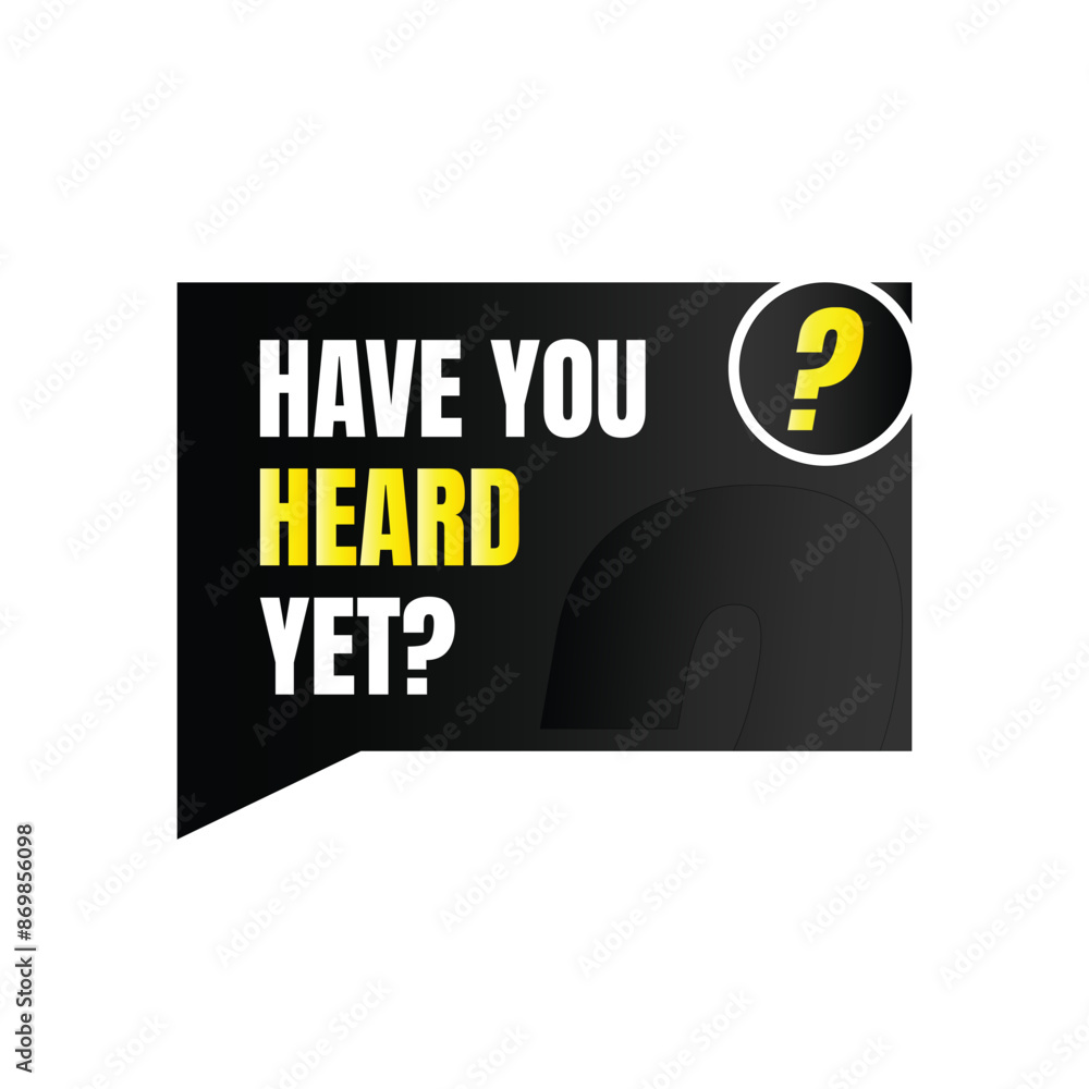 Have you heard yet questionnaire vector design, Do you know fun fact ...