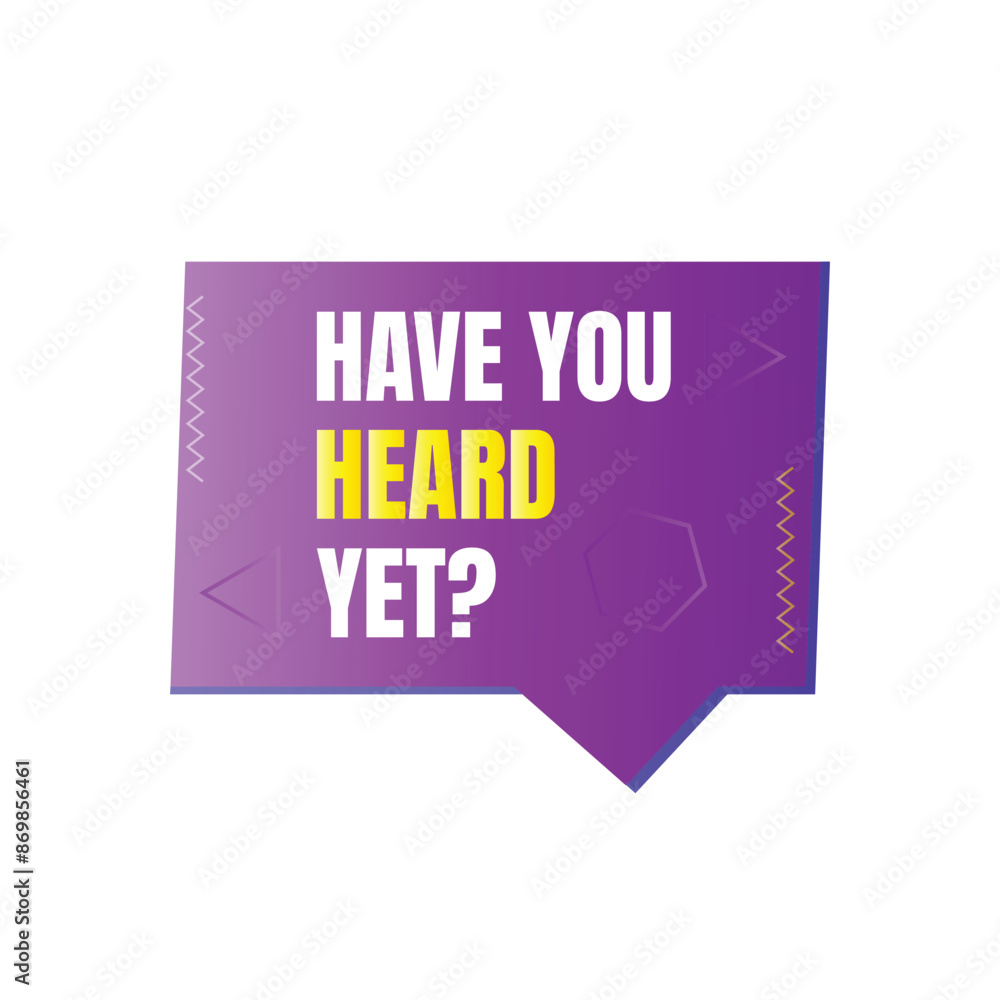 Have you heard yet questionnaire vector design, Do you know fun fact ...