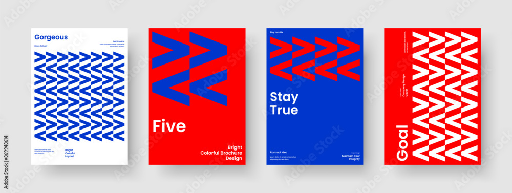 Isolated Business Presentation Layout. Abstract Book Cover Design ...