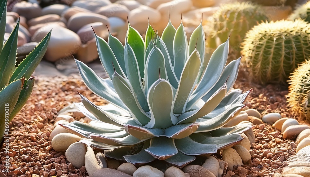 agave victoriae reginae the queen victoria agave or royal agave a small ...