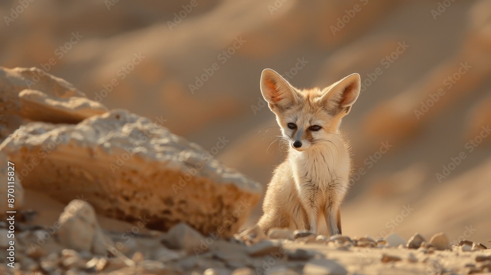 Desert animals, like the elusive fennec fox, have adapted uniquely to ...