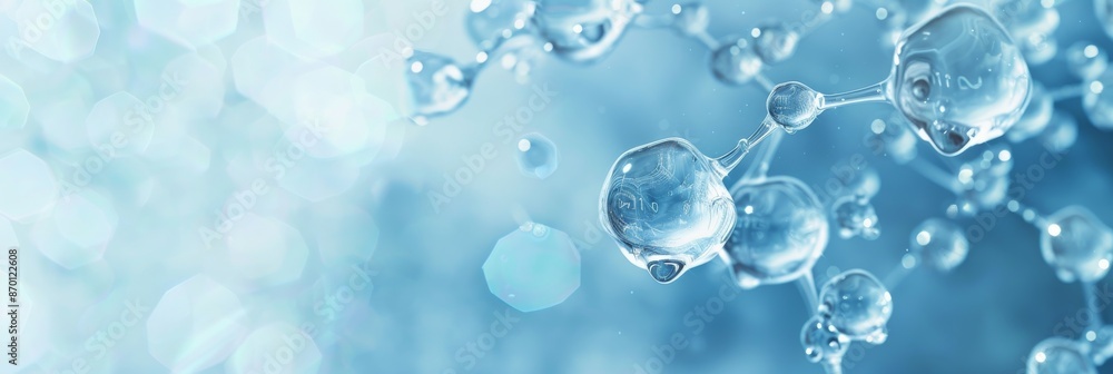 Pure Essence: Abstract Water Treatment Background with Subtle Gradients ...