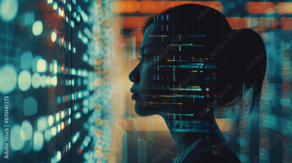 In the realm of AI, machine learning algorithms sift through vast amounts of data to uncover ...