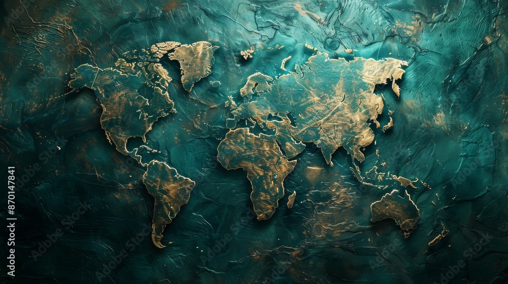 Global Compassion: World Map Design for International Mental Health Day ...