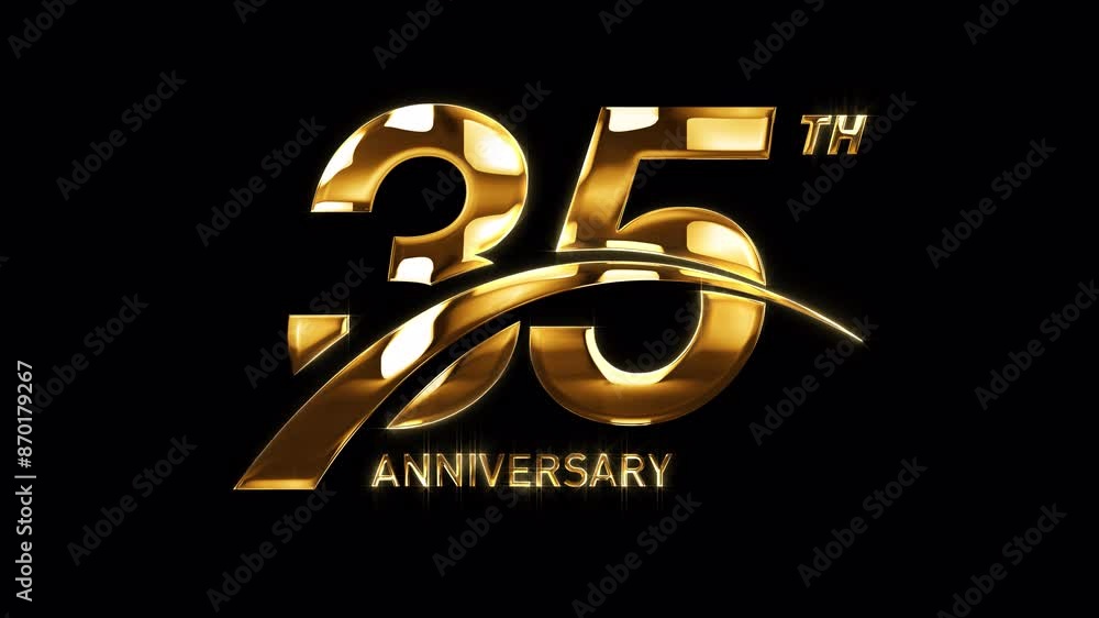 35th Golden Anniversary Celebration with Swoosh. Happy 35 Years ...