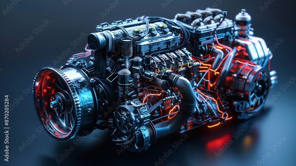 Technical Mastery: Visual Guide to Car Engine Anatomy and Functionality ...