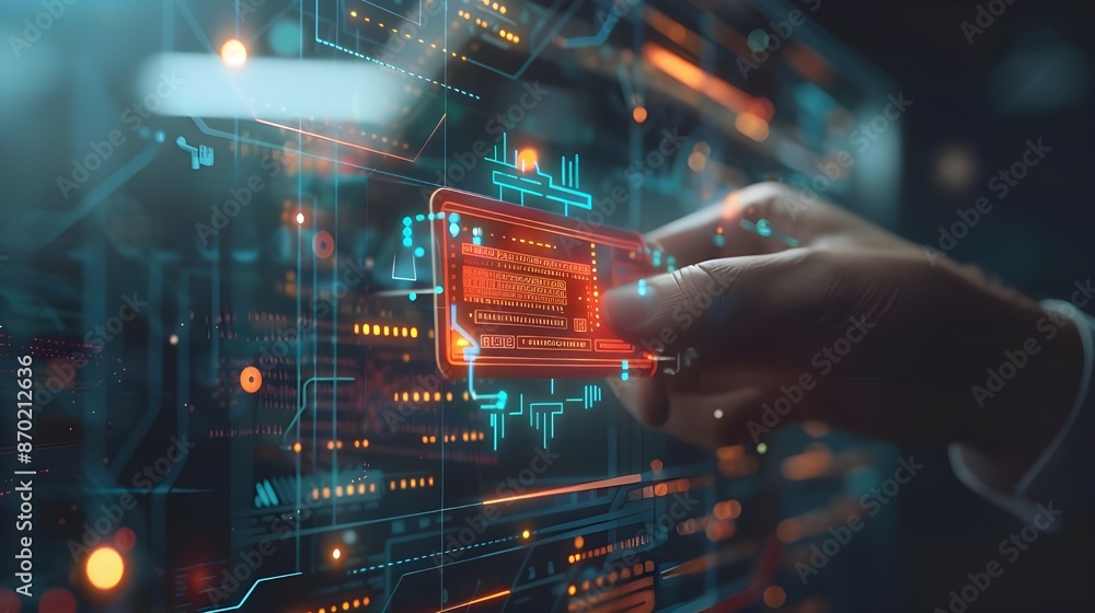 Digital ID concept or digital identity. utilizing digital ...