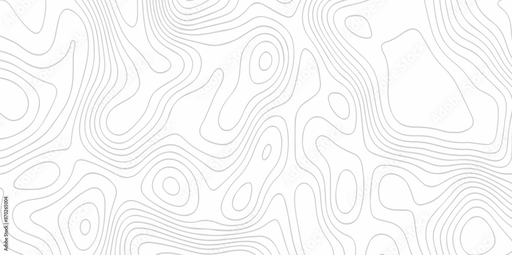 The stylize topography landscape grid map and counter wave line ...