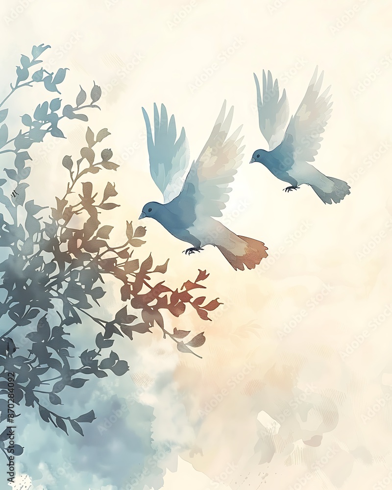 International Day of Peace Background: Design a serene, peaceful ...