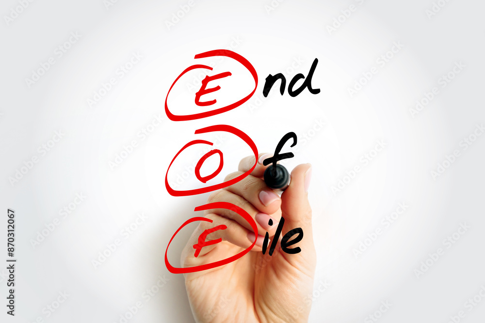 Eof End Of File Is A Condition In A Computer Operating System Where