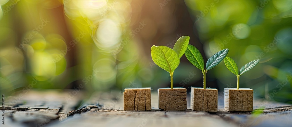 Foto de Symbols of core values as a successful business strategy. Copy ...