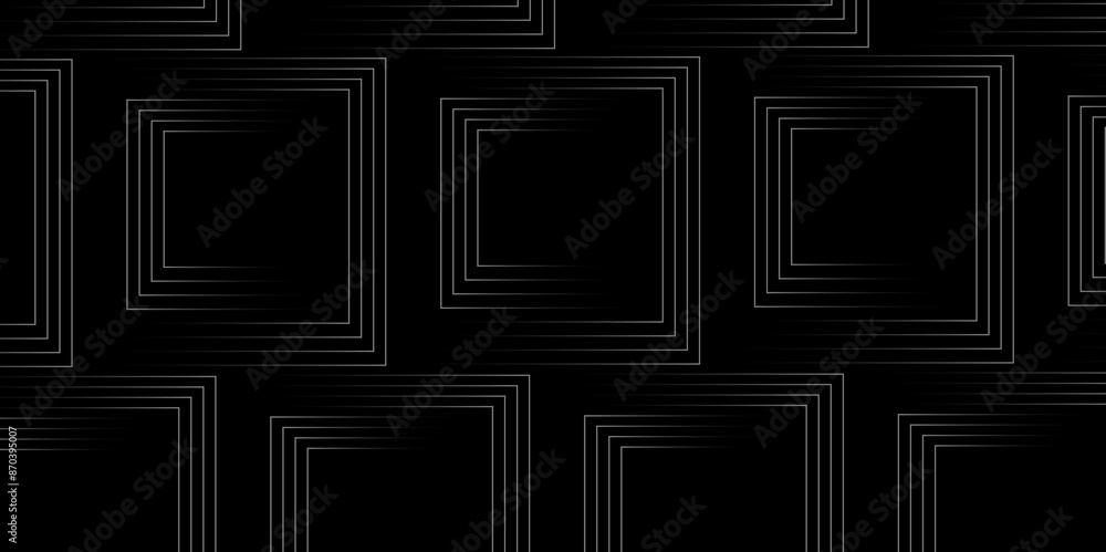 black square stock line geometric abstract transparent background ...