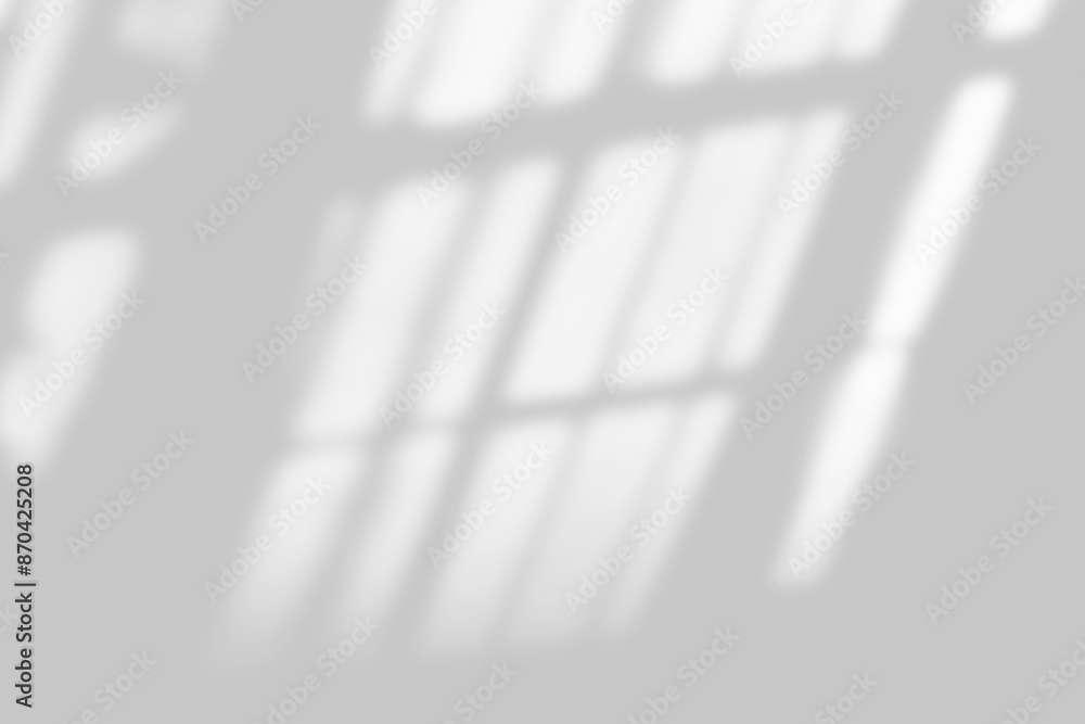 Shadow from light window. Window shadow effect. Reflect sun beams on ...