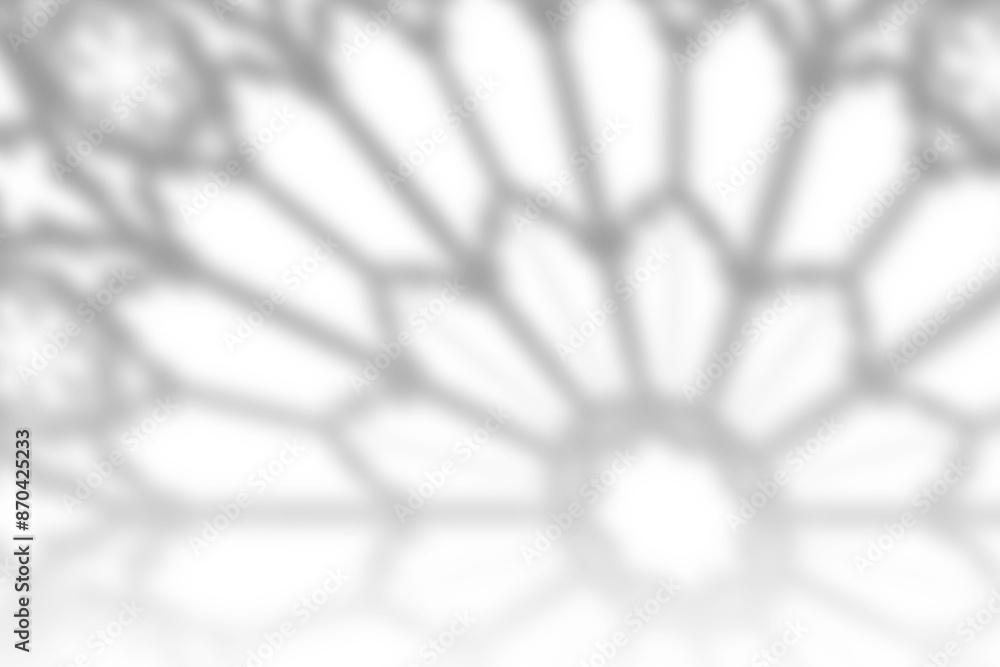 Shadow from light window. Window shadow effect. Reflect sun beams on ...