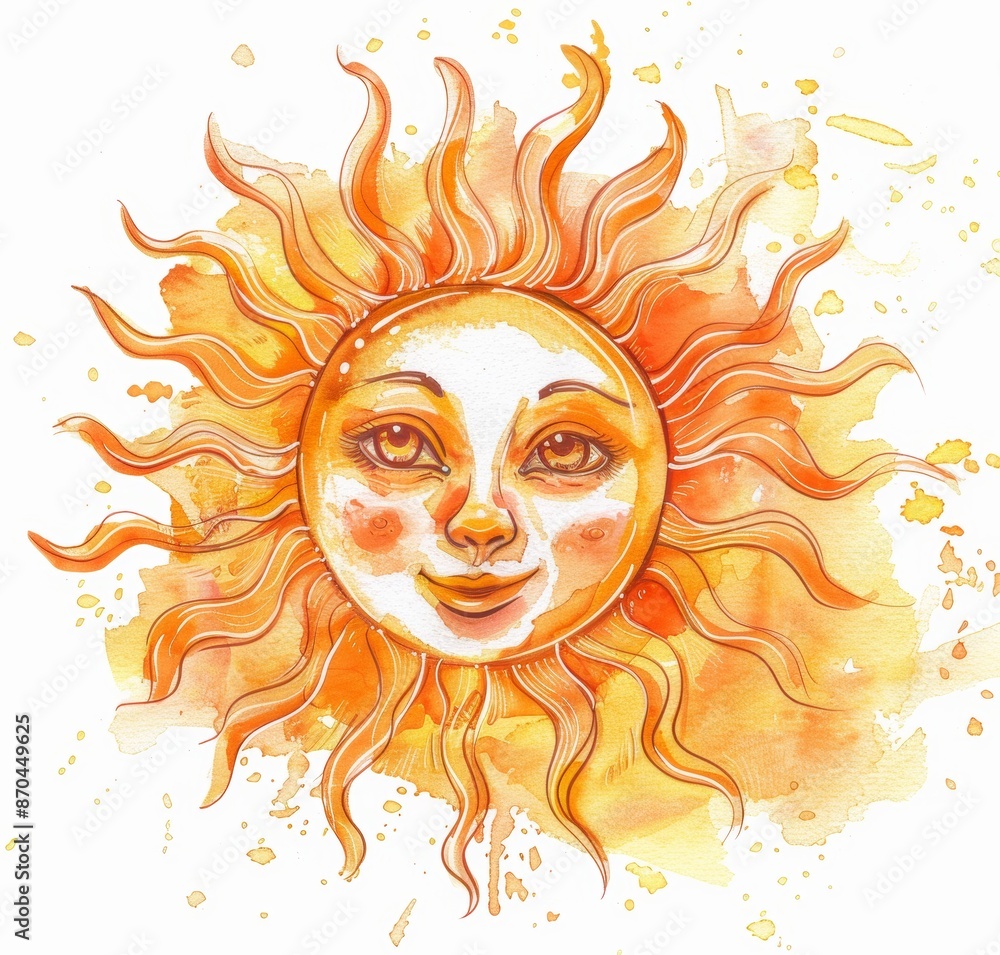 Gold Sun PNG Drawing. Image by rawpixel. Stock Illustration | Adobe Stock
