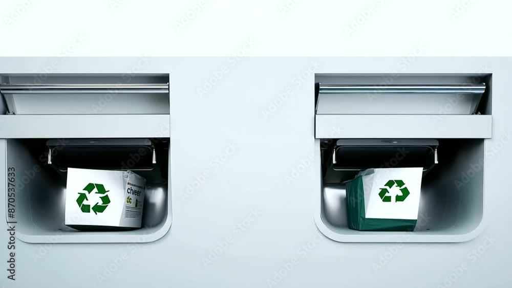 garbage chute with clear signage for different types of waste ... garbage chute with clear signage for different types of waste ...