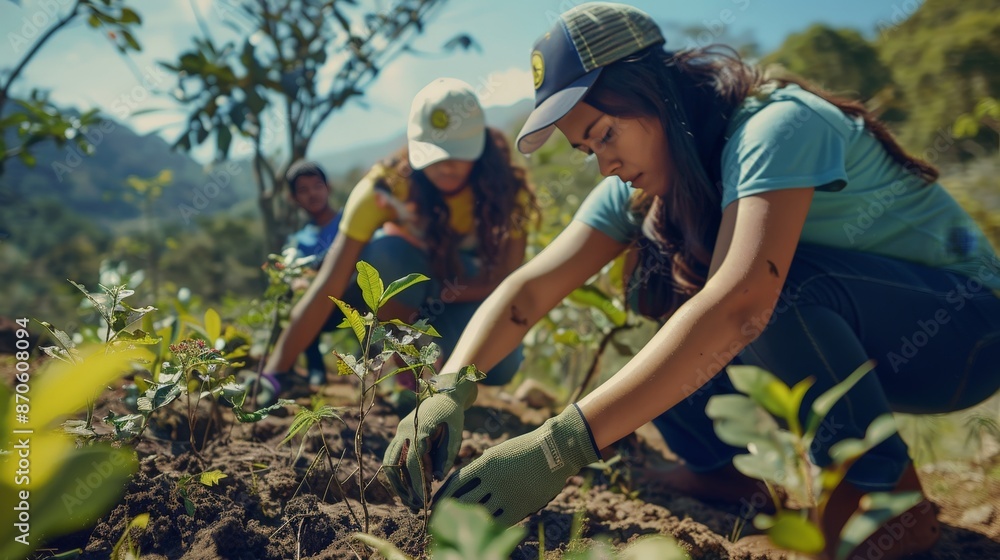 Reforestation initiatives restore ecosystems and sequester carbon ...