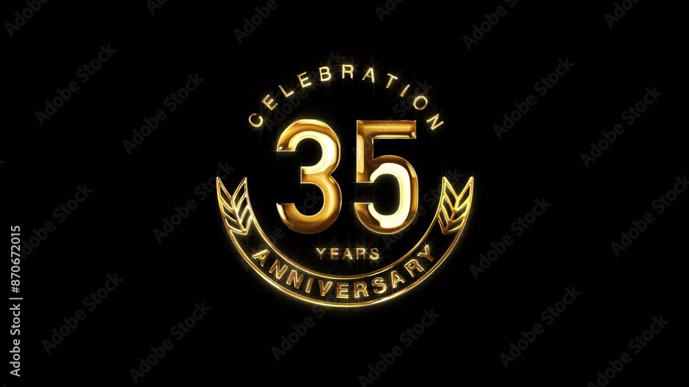 35th Golden Anniversary Celebration. Happy 35 Years Anniversary ...