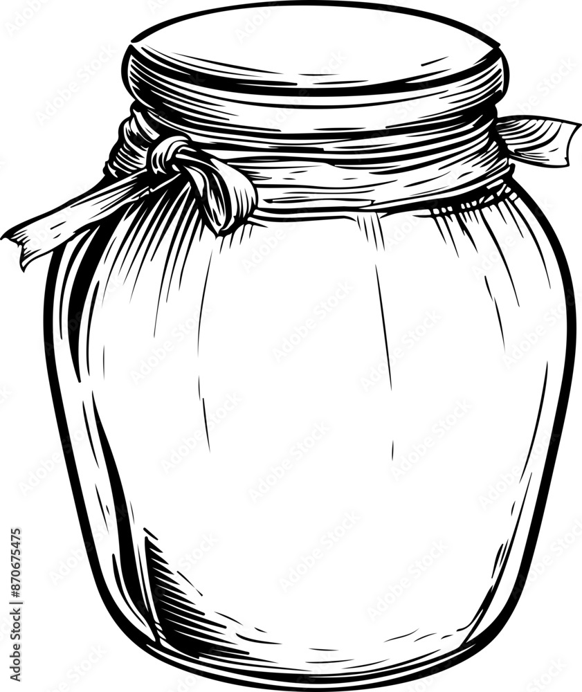 Jar drawing clipart design illustration Stock Vector | Adobe Stock