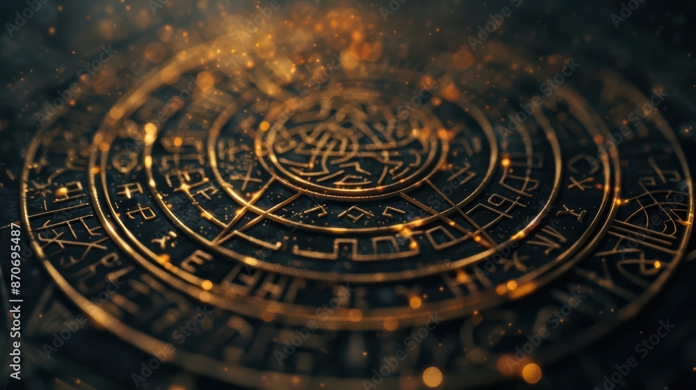 Mystical background designs for presentations and broadcasts include ...