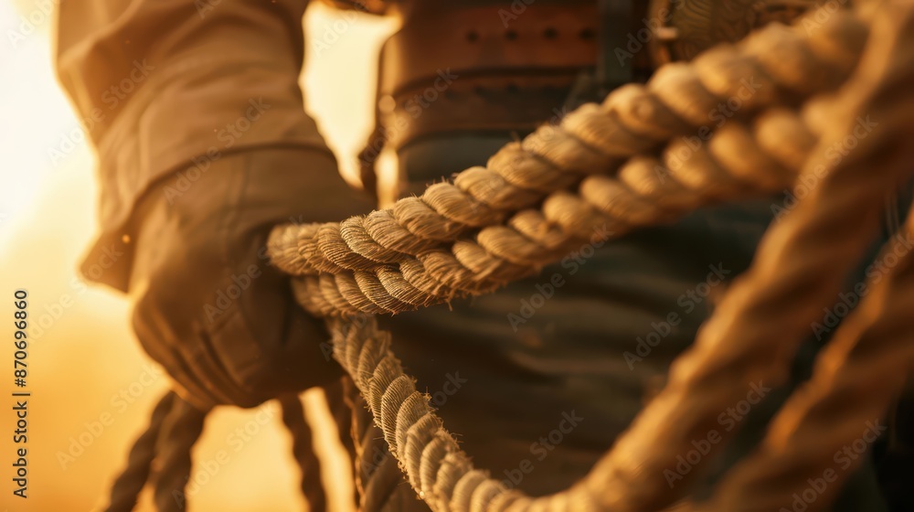 Mystical lasso ropes capture and tame mythical creatures, blending the ...