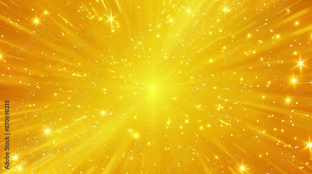 Abstract yellow background with stars star pattern visual background ...