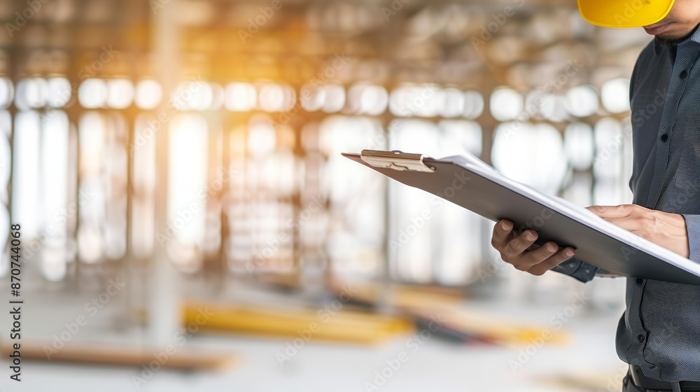 Civil engineer inspecting historical buildings for structural integrity ...