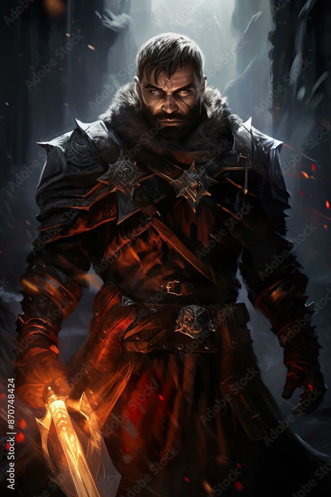adventure, dwarven, rogue, shadowblade, dark, attire fantasy character ...
