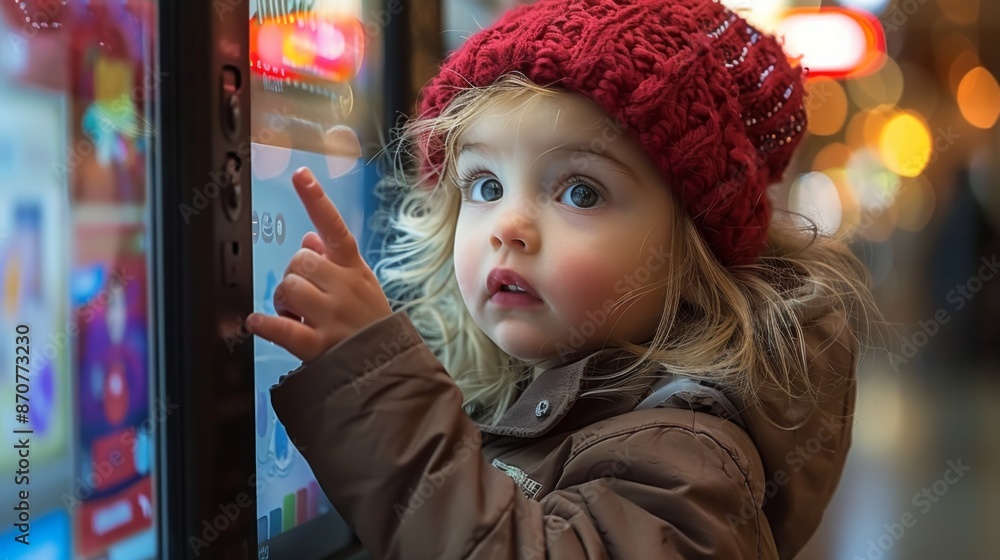 Interactive Learning Illustrate a childs finger swiping across a ...