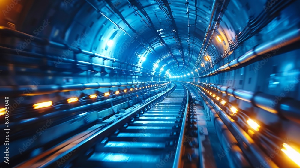 Showcase the efficiency of public transportation with photos of a fast ...