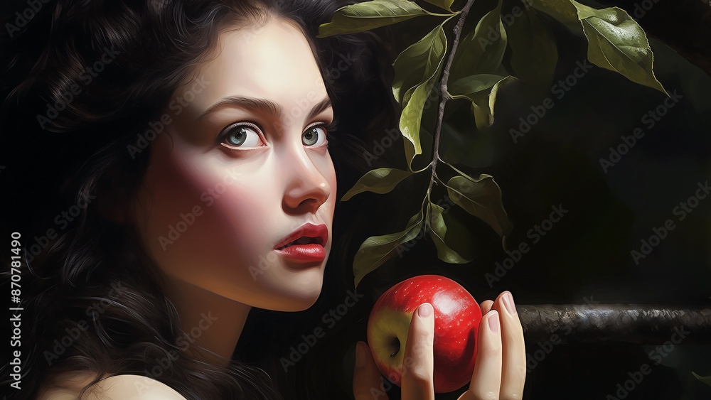 In the Bible, Eve, tempted by the snake, succumbed to sin by eating the ...