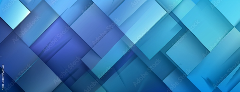 Blue background with geometric shapes and gradients, illustration of ...