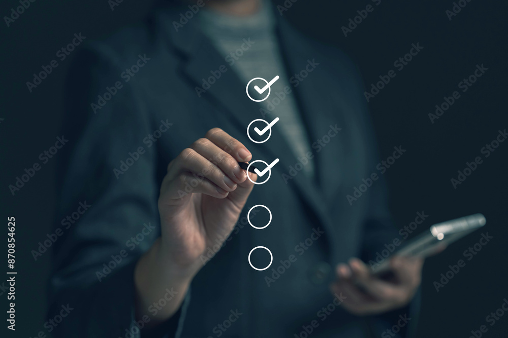 Reviewing and completing online survey forms document management system ...