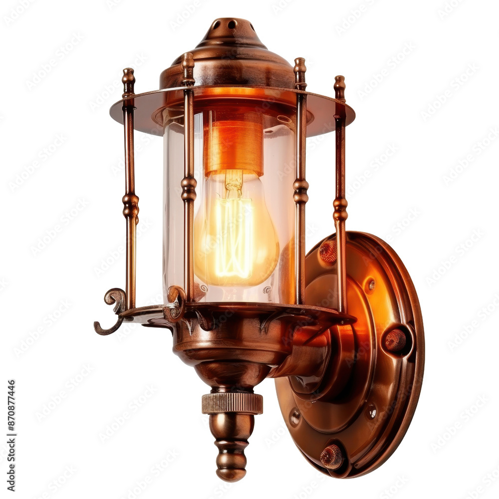 wall lamp cut out transparent isolated on white background PNG file ...