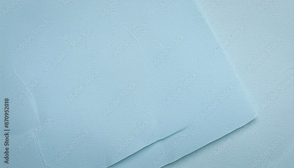 Light blue paper sheets with subtle texture and folded corners Stock ...