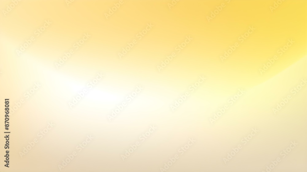 Gradient Background with soft Shapes fading from Light Yellow to White ...