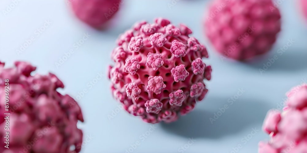 HPV Infection Can Lead to Cervical Cancer in the Uterus. Concept Human ...